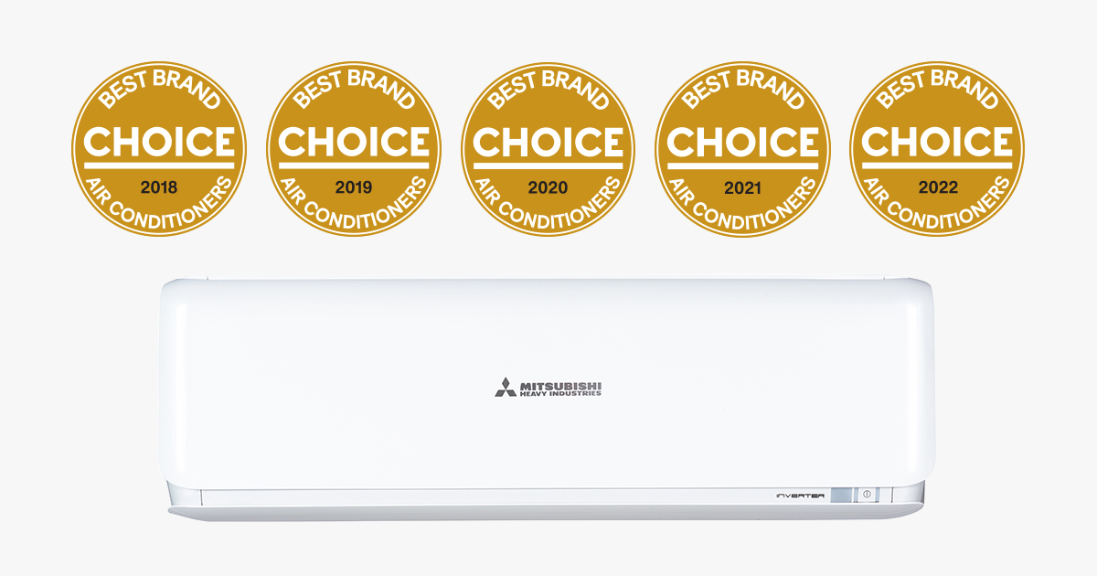 CHOICE® Best Brand of Air Conditioners Five Years in a Row